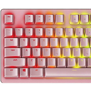 Feiyx Mechanical Gaming Keyboard RGB LED Backlit Wired Keyboard with Switches for Windows Mac PC Gamers