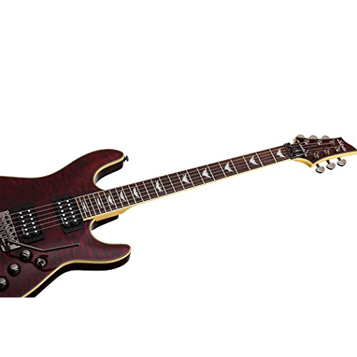 Schecter Omen Extreme-6 FR Electric Guitar - Black Cherry