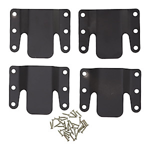 Sofa Interlocking Connector, 4 Sets Sofa Connector Bracket Sofa Interlocking Universal Iron 0.5CM Aperture Sectional Couch Bracket
