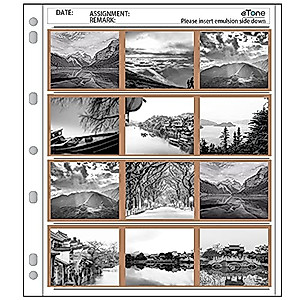 50x eTone Archival Storage Sheets 120 Negative Page Preservers (50x120)