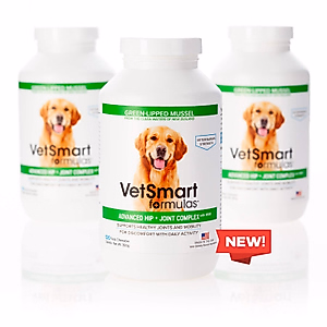 Joint Supplement for Dogs - Green Lipped Mussel, MSM + Glucosamine Formula - Helps to Restore Mobility, Relieve Arthritis & Hip Dysplasia Pain, Reduce Inflammation, No Artificial Flavors