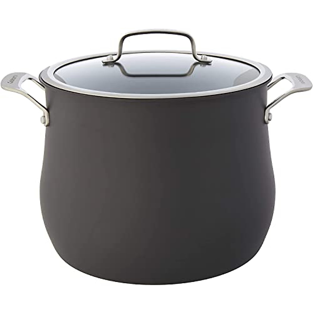 Cuisinart 12-Quart Stockpot, Hard Anodized Contour Stainless Steel w/Cover, 6466-26