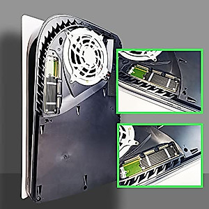 GLOTRENDS M.2 Heatsink with M.2 Thermal Pad for 2280 M.2 PCIe 4.0/3.0 NVMe SSD (2 Packs)