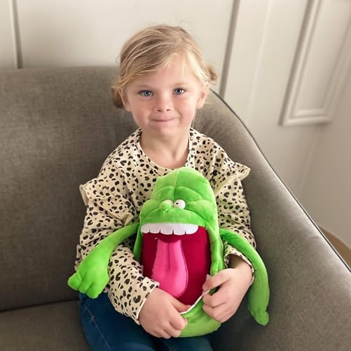 SWIGARDOL Stuffed Plush Ghost Slimer Dolls Toy 13 inches 10 inches