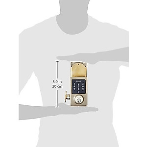 Schlage Lock Company BE468CEN619 Connect Century Touchscreen Deadbolt, Satin Nickel