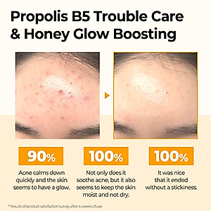 SOME BY MI Propolis B5 Glow Barrier Calming Toner - 5.07Oz, 150ml - Made from Propolis and Panthenol for Glass Skin - Skin Brightening and Calming Effect - Pore and Sebum Care - Korean Skin Care