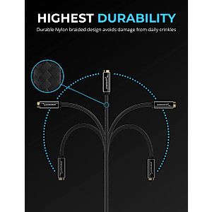 SABRENT 10-Feet USB 3.0 Extension Cable (A-Male to A-Female) with 20" USB Type-A to 3.5mm Dual Audio Jack Adapter