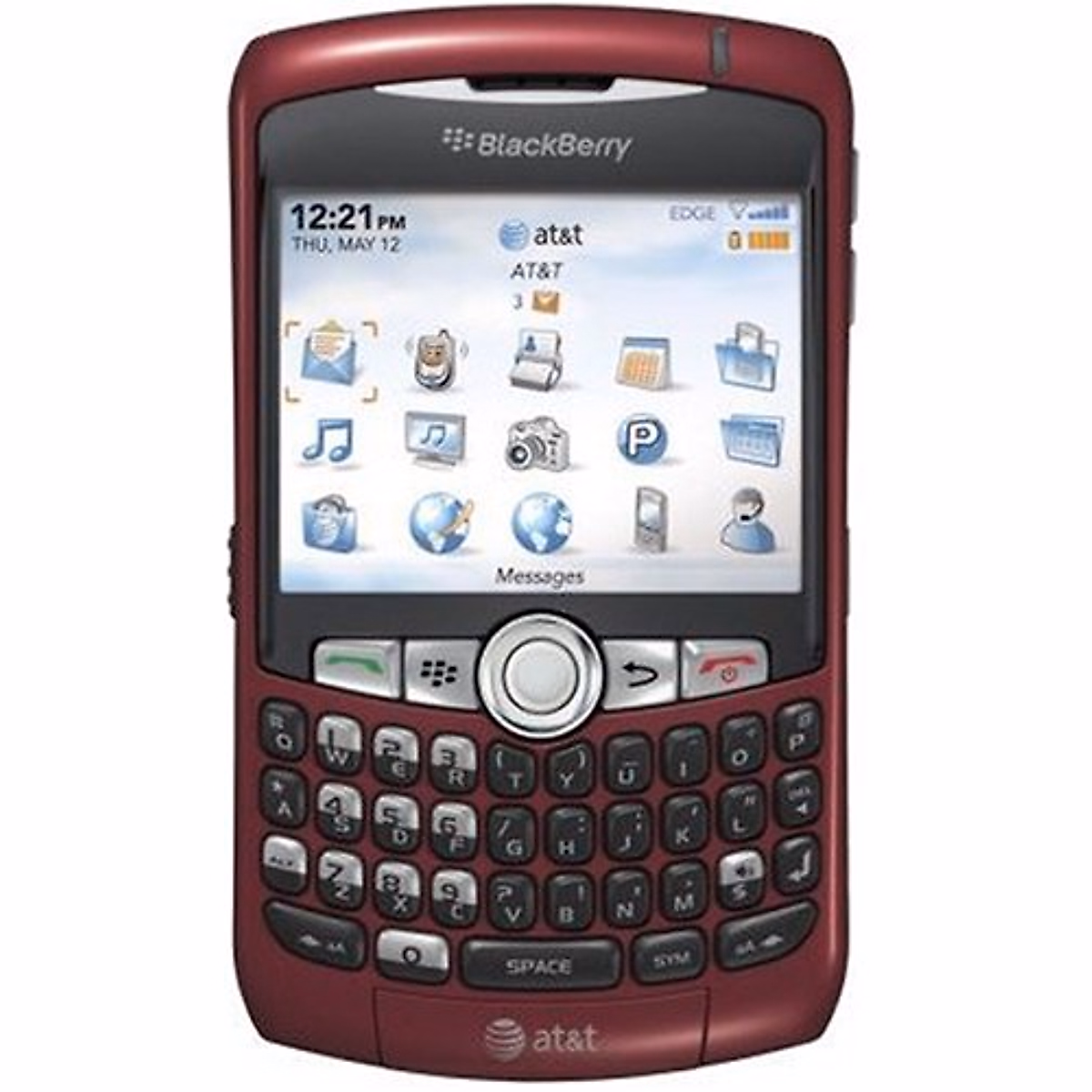 BlackBerry Curve 8310 Phone, Red (AT&T)