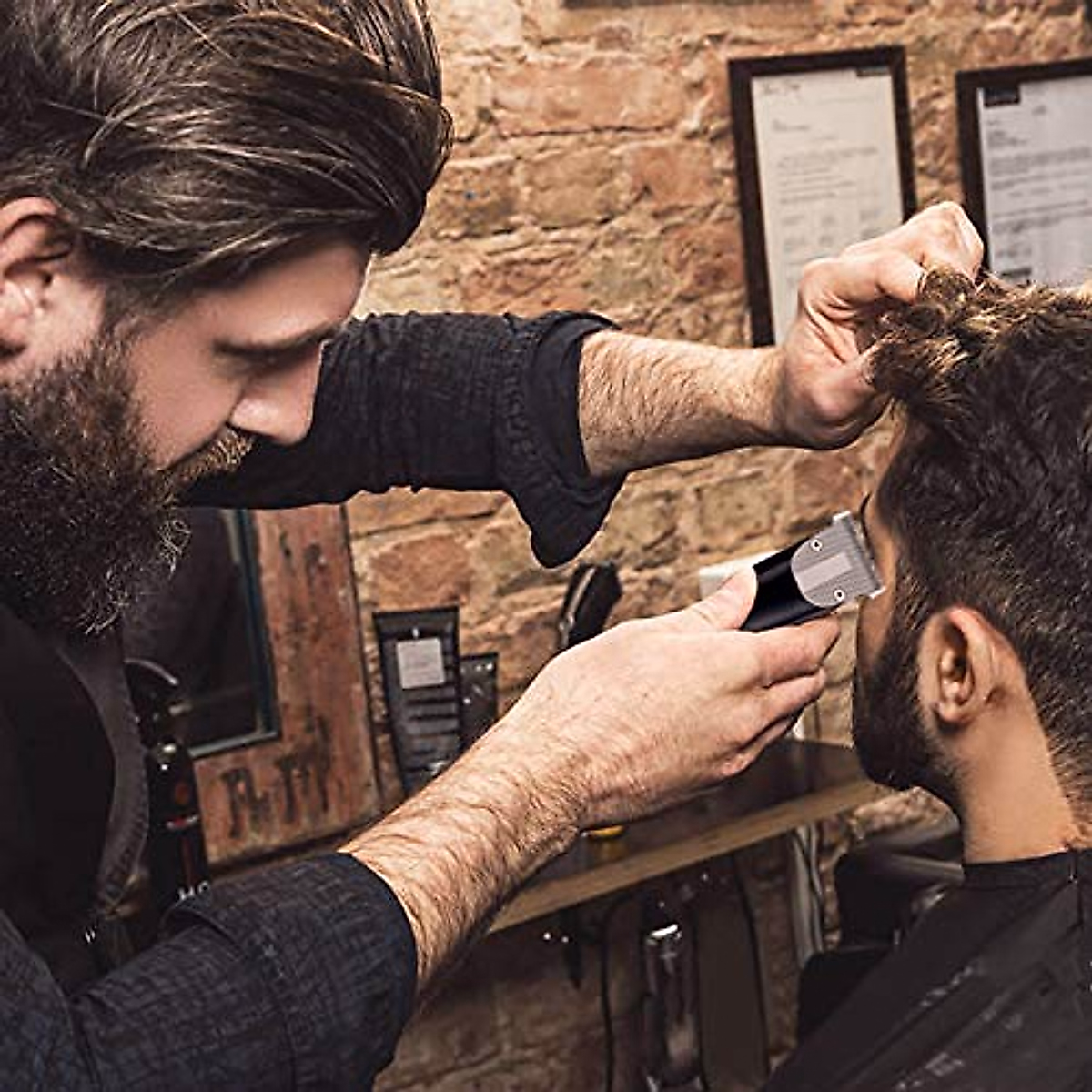 Styleader Hair Trimmer for Men, Women, Kids, Rechargeble Hair Clippers, Beard Trimmer, Cordless Barber Grooming Sets, Home Haircut Kit, Red