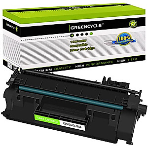 greencycle Compatible Toner Cartridge Replacement for HP 05A CE505A Work with Laserjet P2035 P2035N P2055DN Printer (Black, 1-Pack)