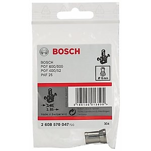 Bosch Collet without Locking Nut (Ø 6mm, Accessories for Routers)
