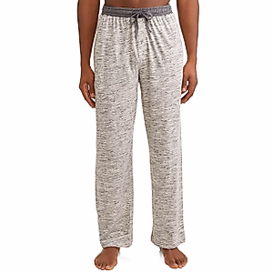 Hanes mens Jersey Pant pajama bottoms, Oatmeal, Large US