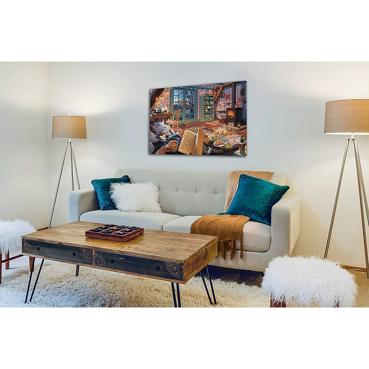 Ravensburger The Cosy Shed (1000 Piece Version of Cozy Retreat) Jigsaw Puzzle for Adults - Every Piece is Unique, Softclick Technology Means Pieces Fit Together Perfectly