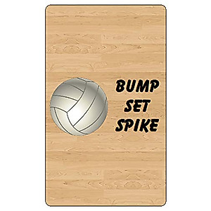 60 Sports Volleyball Miniature Candy Bar Wrapper, Mini Candy Bar Stickers for Birthday Party, Baby Shower, Wedding, Graduation, or Any Family Event Decorations, Bump Set Spike, Candy Not Included.