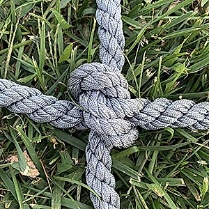 Kids Playground Net Play Safety Net，Outdoor Backyard Treehouse Climbing Cargo Net，Kids Backyard Climbing Rope Net，Used for for Swing Set Accessories Tree Fort Back Yard.(Size:2m*4m)