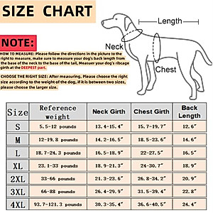 Doglay Dog Winter Coat, Warm Dog Jacket Waterproof Windproof Dog Apparel, Lightweight Breathable Pet Coat with Reflective Strip for Cold Weather, Dog Clothes for Small Medium and Large Dogs.