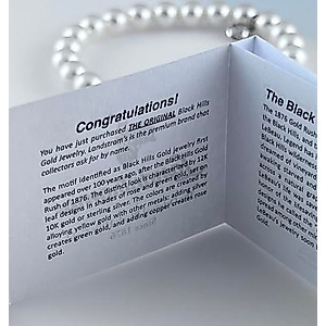 10k Gold Black Hills Heart Necklace, 12K Gold Leaves