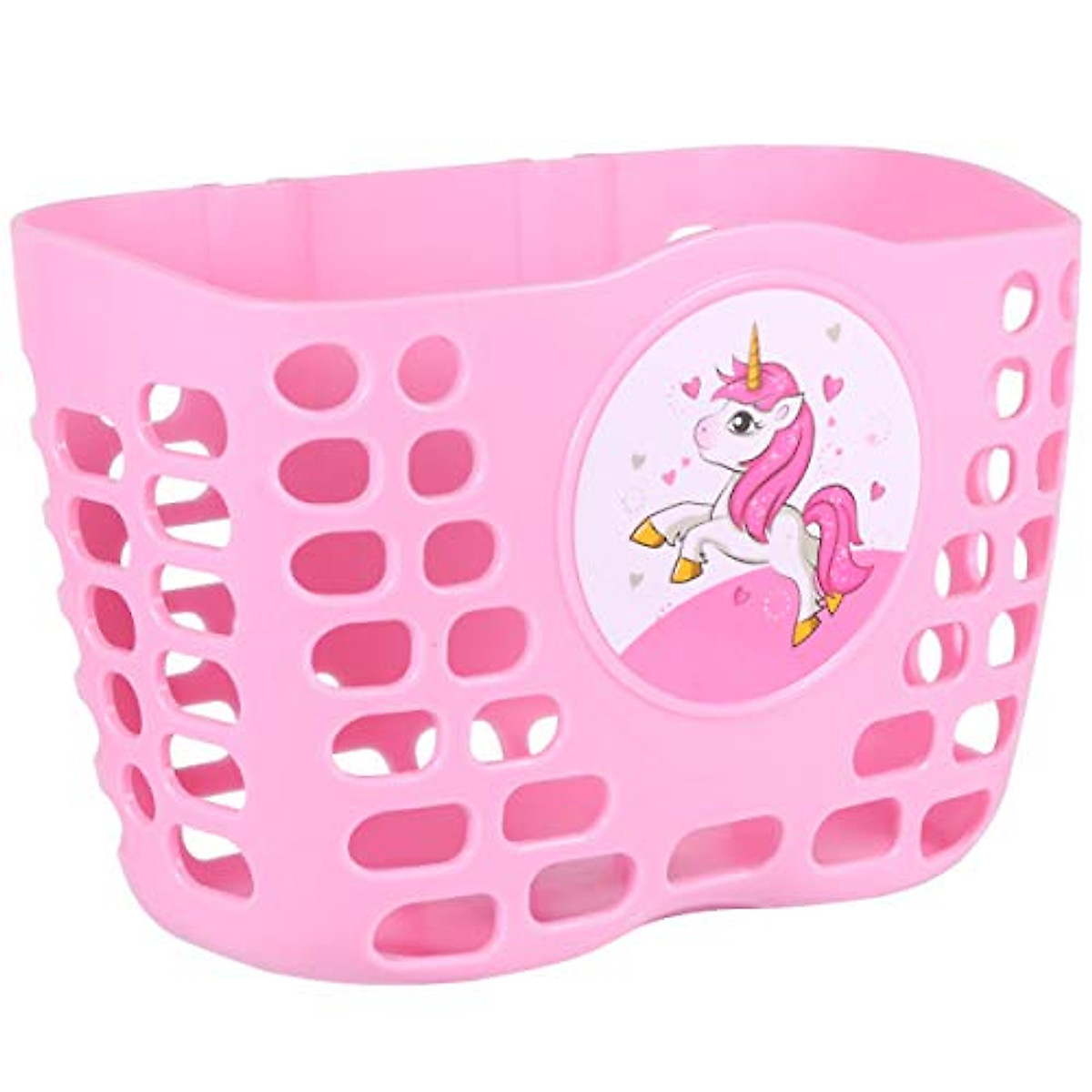 Toyvian Girls Bike Basket Kids Scooter Basket 2 kids basket basket for bike kids bike basket Cute Cartoon Storage Basket