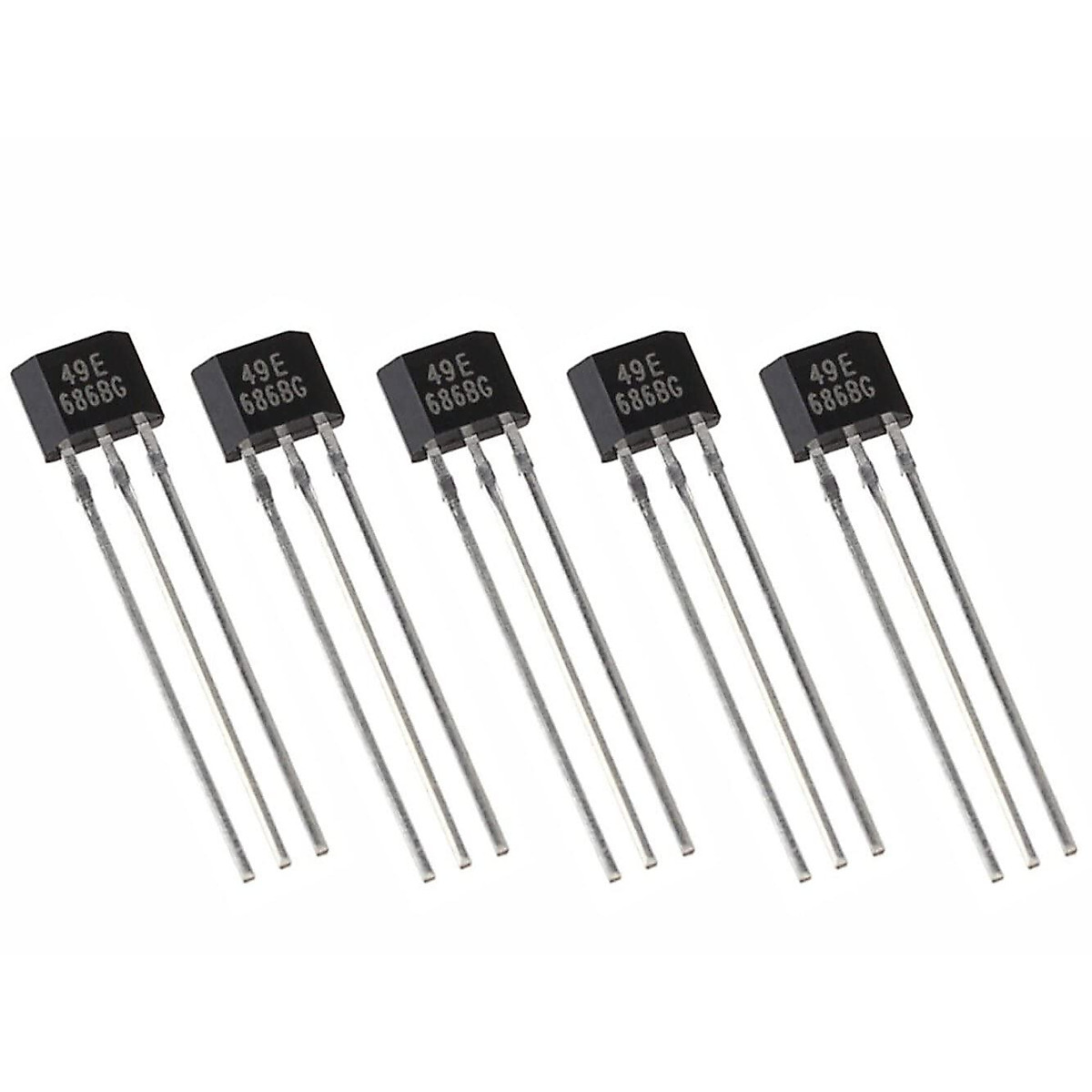 CANADUINO® 5 x SS49E Linear Hall Effect Sensor 4.5-6V - Magnetic Sensor - TO-92