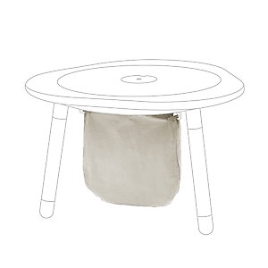 Stokke MuTable Cotton Bag, Neutral - Toy Storage Bag for Small to Medium-Sized Toys - Made of Soft Cotton - Lightweight, Easy to Carry