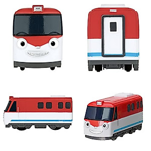 Pull Back Car Train Toy - Titipo and Friends 3 Vehicles Set Christmas Birthday Gifts for Kids and Toddlers Boys and Girls 3 Years and Up