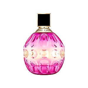 JIMMY CHOO Rose Passion Eau de Parfum - Long Lasting Fragrance with notes of Coconut Water, Orchid & Vanilla - Floral & Woody - 3.3 fl. oz.