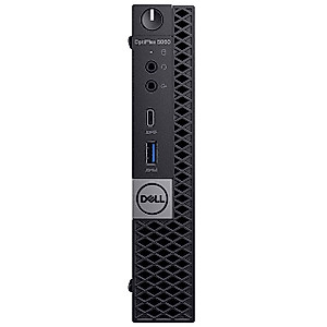 Dell OptiPlex 5060 Micro Desktop Computer | Hexa Core Intel i5 (3.2) | 32GB DDR4 RAM | 500GB SSD Solid State | Windows 11 Professional | Home or Office PC (Renewed)
