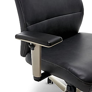 La-Z-Boy Baylor Modern Executive Office Chair, Adjustable Ergonomic Lumbar Support, Black