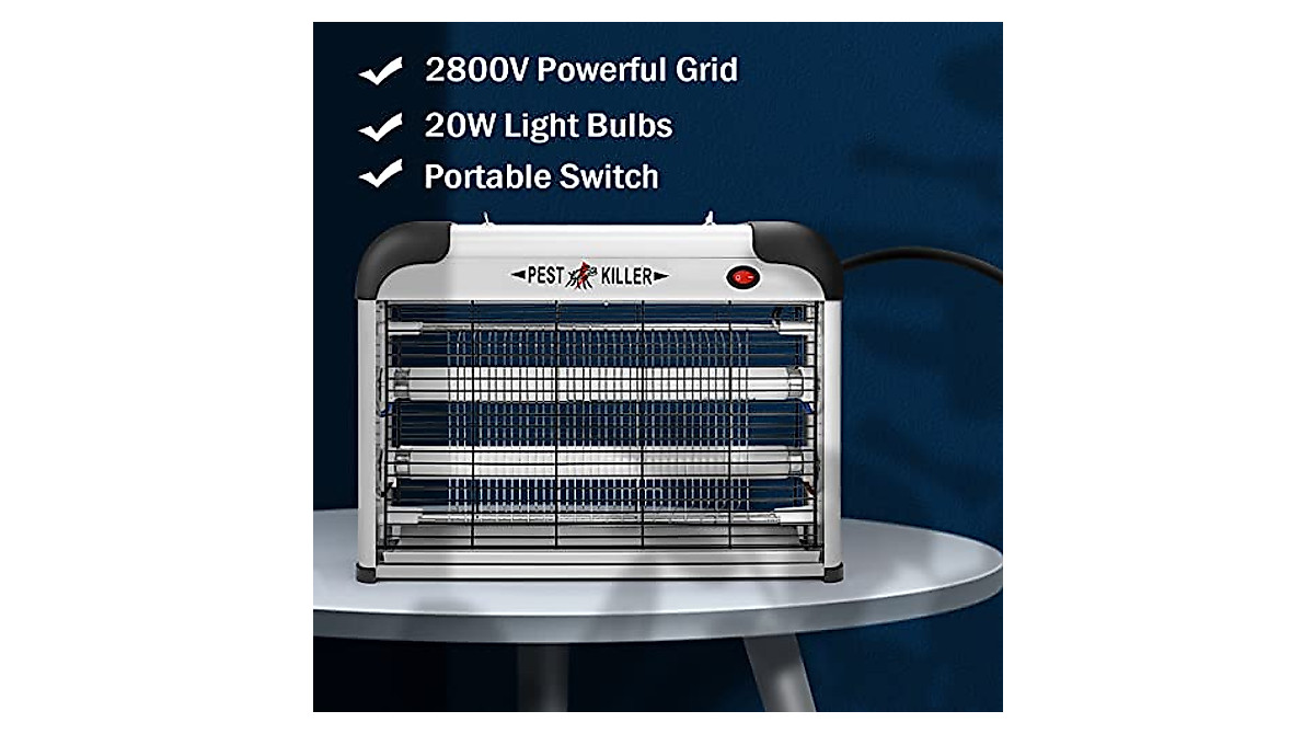 Powerful 2800V Electric Bug Zapper for Indoor Pest Control