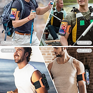 Bidook Armband Case Running Phone Holder 360° Rotatable Hiking Rowing Mountaineering Biking Phone Arm Band for iPhone 14 13 12 11 Pro Max Mini SE Xs XR X 8 7 Plus Samsung LG Google Pixel Motorola