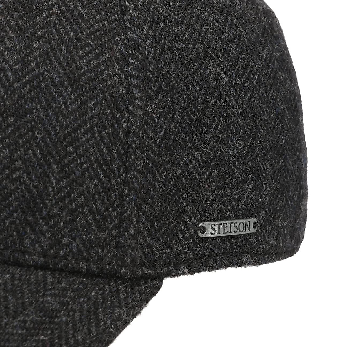 Stetson Plano Wool Cap Men anthracite 7 1/4-7 3/8