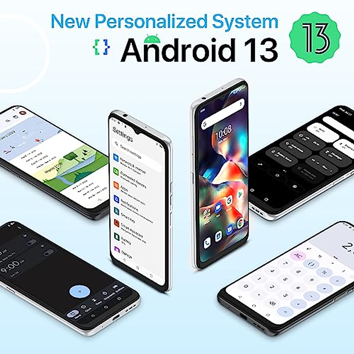 UMIDIGI F3 Pro 5G Unlocked Cell Phones, Android 13 Unlocked Phones, 12(6+6)GB+128GB, 48MP Main Camera, 6.6” FHD+ Display Screen, Octa-Core Processor, 6000mAh Battery, Dual 5G Unlocked Smartphone, NFC