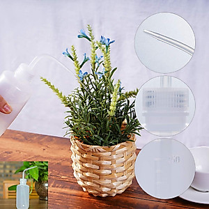 DADIWEY Safety Wash Bottle, LDPE Plastic Squeeze Bottle for Medical Label, Lab, Chemical, 250ml 8oz (3 Pack)