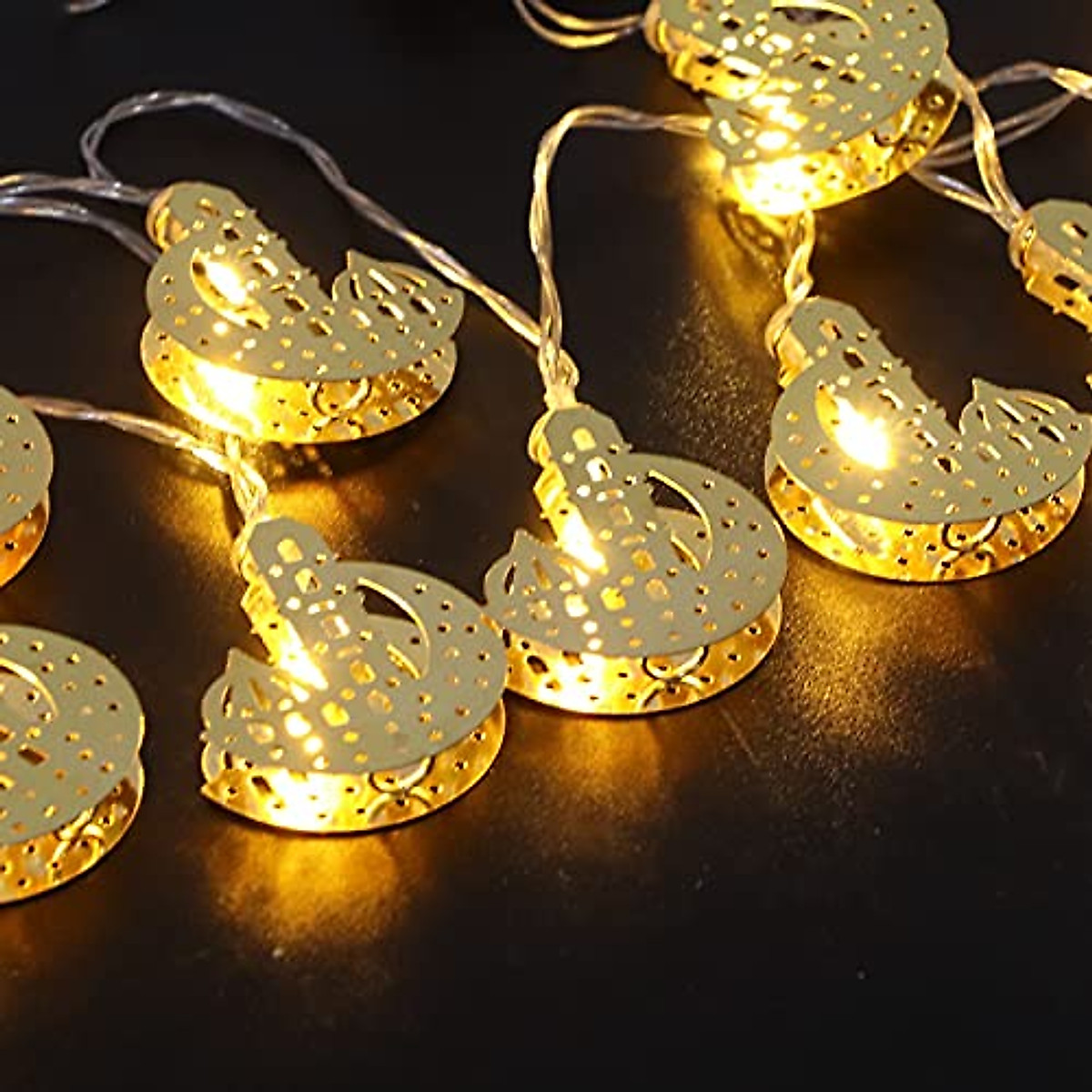 Backyard Lights, Moon Shape Practical Outdoor Patio Lights for Home Garden Patio