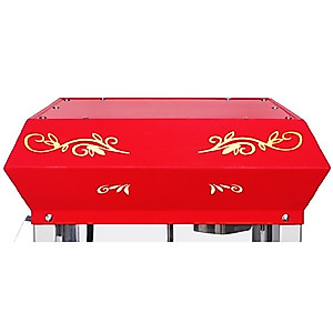 6100 Great Northern Popcorn Red Countertop Foundation Popcorn Popper Machine, 8 Ounce
