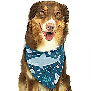 Hammerhead Sharks Dog Bandana,Dog Bandanas Triangle Bibs Scarf Accessories for Small Medium Large Dogs Cats Pets Animals