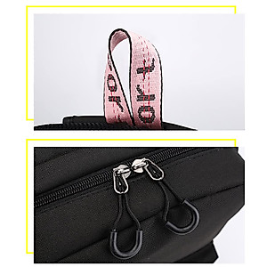 CRIVOX Kpop Backpack Lisa Rose JISOO Jennie Backpack Laptop Backpack with USB Charging Port Travel Outdoor Daypack for Girls