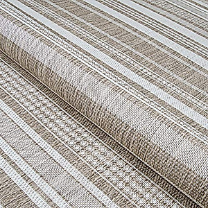 Couristan Gazebo Area Runner Rug 2'3" x 7'10" Champagne-Taupe