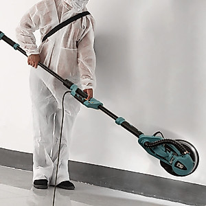 Drywall Sander, Prostormer 6.5A Electric Drywall Sander Machine with Automatic Vacuum System, 500 to 1800RPM Variable Speeds, LED Light, 13Pcs Sanding Pads, Extendable Handle and Carrying Bag