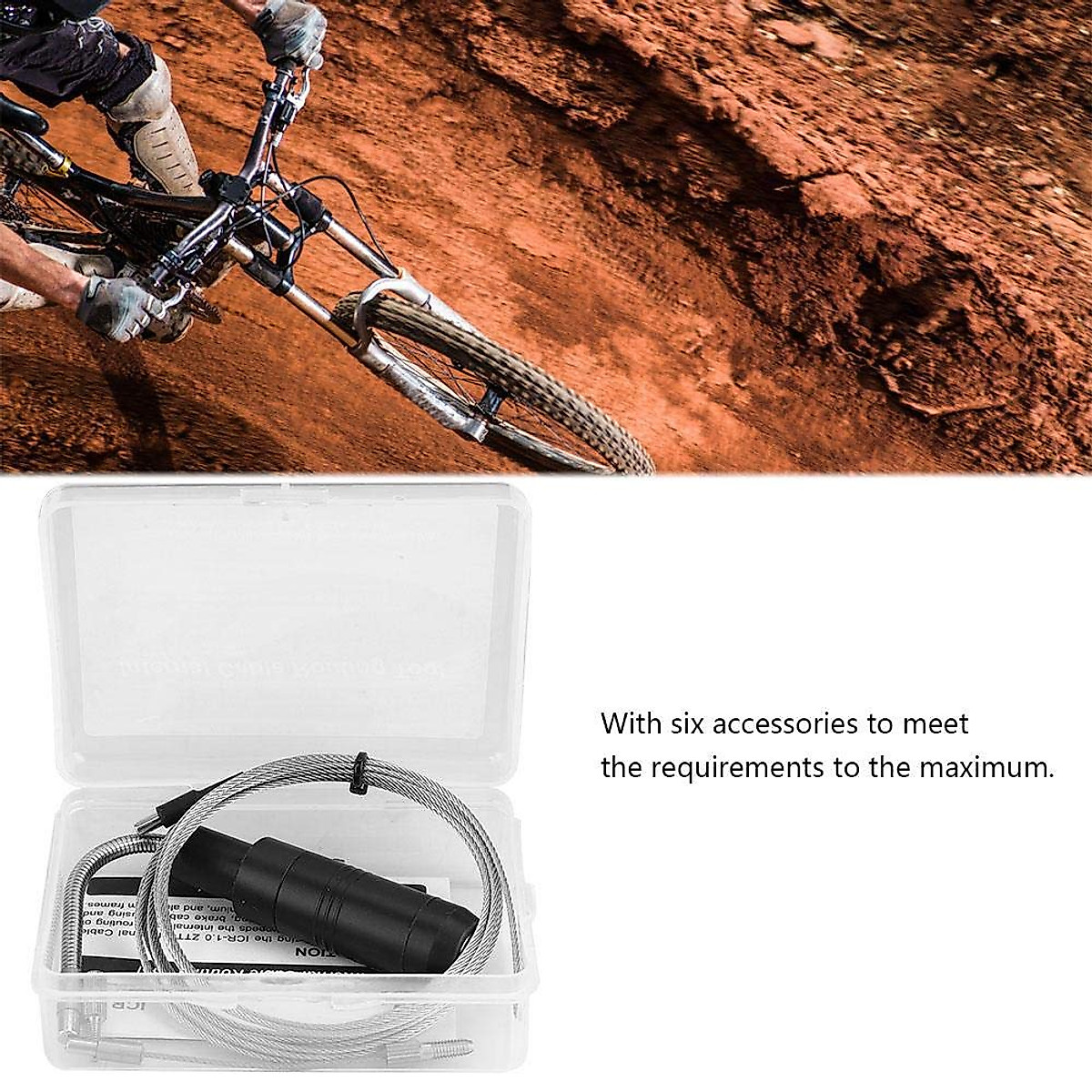 Internal Cable Routing Tool Shift Cable Wire Kit with Magnet, Removable , Wires, Fittings for MTB Road Bike Product Name