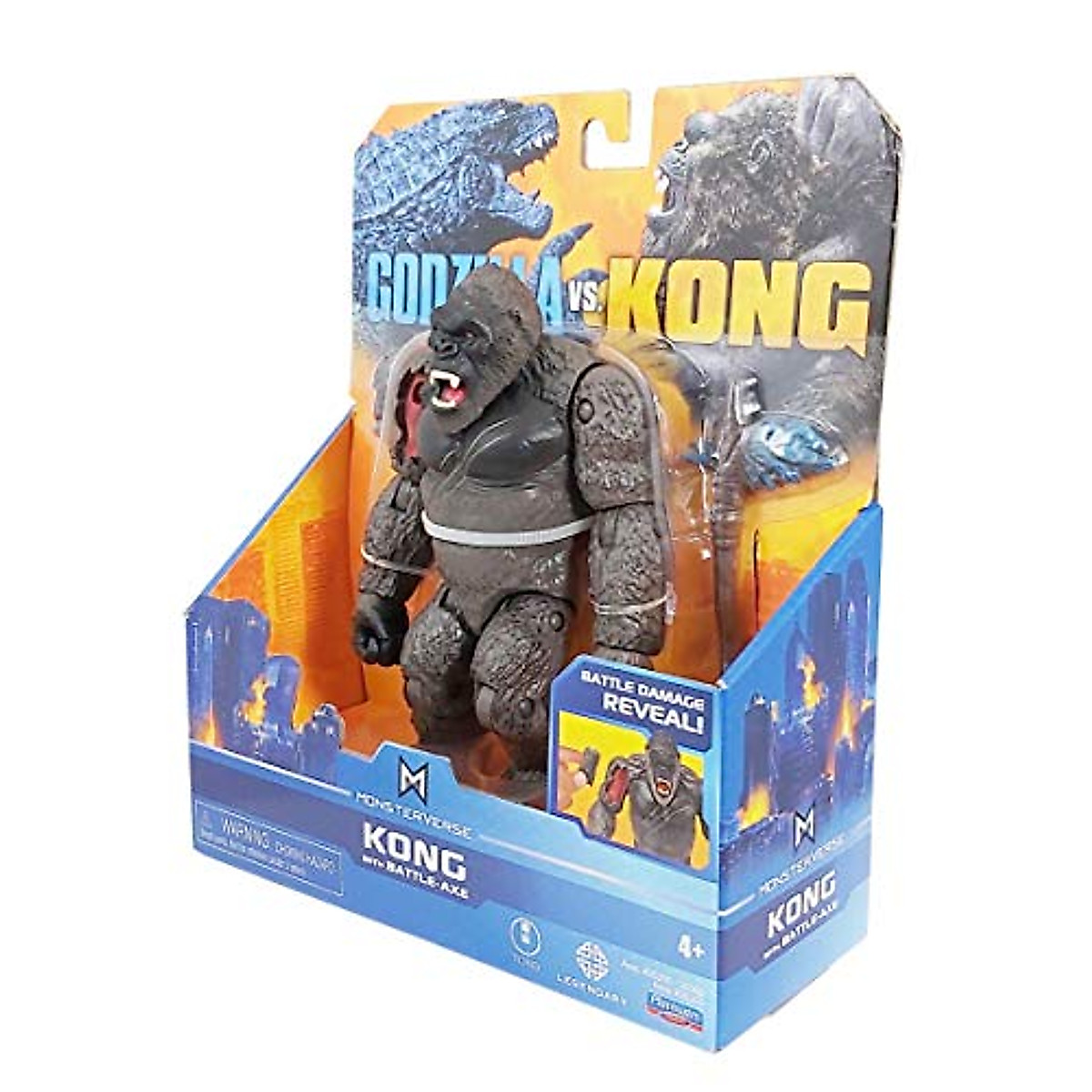 Godzilla vs. Kong 6" Basic Kong with Battle-Axe Figure