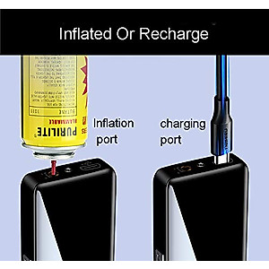 Dual Arc Lighter Jet Flame Torch Cigar USB Lighter 2 in1 Rechargeable Windproof Flameless Good for Cigarette Cigar Candle Pipe (Black)