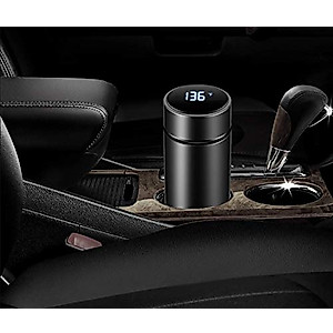 Coffee thermos,Coffee bottle,Tea Infuser Bottle,Smart Sports Water Bottle with LED Temperature Display,Double Wall Vacuum Insulated Water Bottle, Stay Hot for 24 Hrs,Cold for 24 Hrs