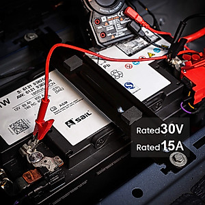 Multimeter & 2PCS Alligator Clips Electrical Test Leads