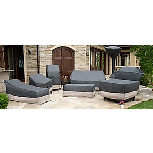 Modern Leisure Renaissance Ultralite Outdoor General Purpose Patio Furniture Cover, 140 L x 70 W x 35 H inch, Gray