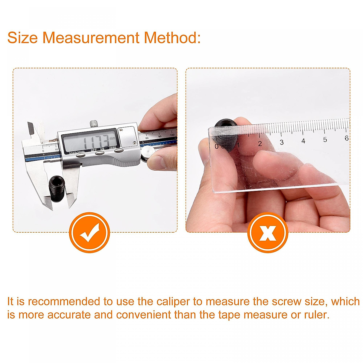 uxcell Ball Point Set Screws, 5pcs M10 x 20mm High Carbon Steel Metric Spring Hex Socket Grub Screw