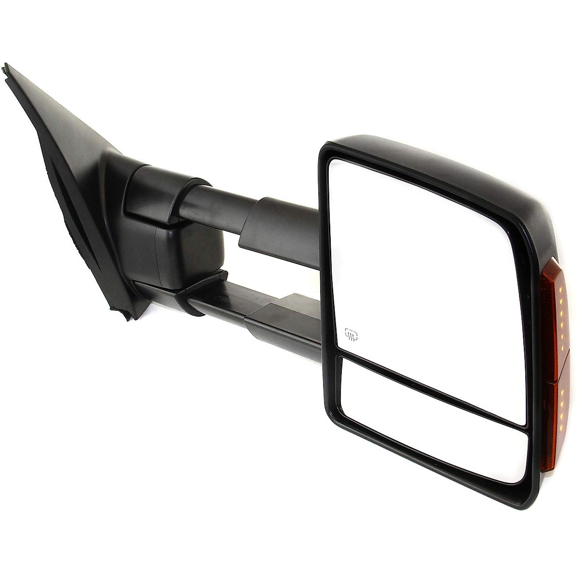 Kool Vue Driver & Passenger Side Power Heated Towing Mirrors for Toyota Tundra 2007-2021 With Signal Light Textured Standard Cab