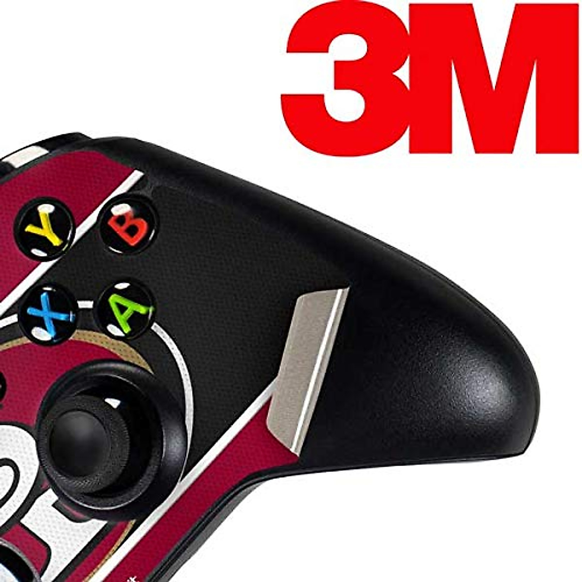 Skinit Decal Gaming Skin Compatible with Xbox One Controller - Officially Licensed NFL San Francisco 49ers Zone Block Design