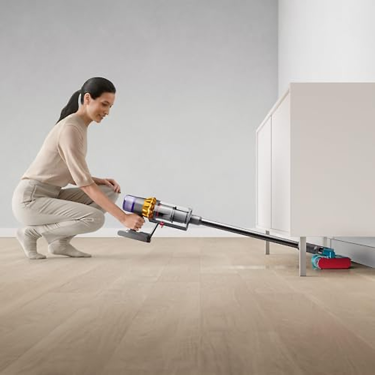 Dyson V15s Detect Submarine​, Bagless, Yellow/Nickel