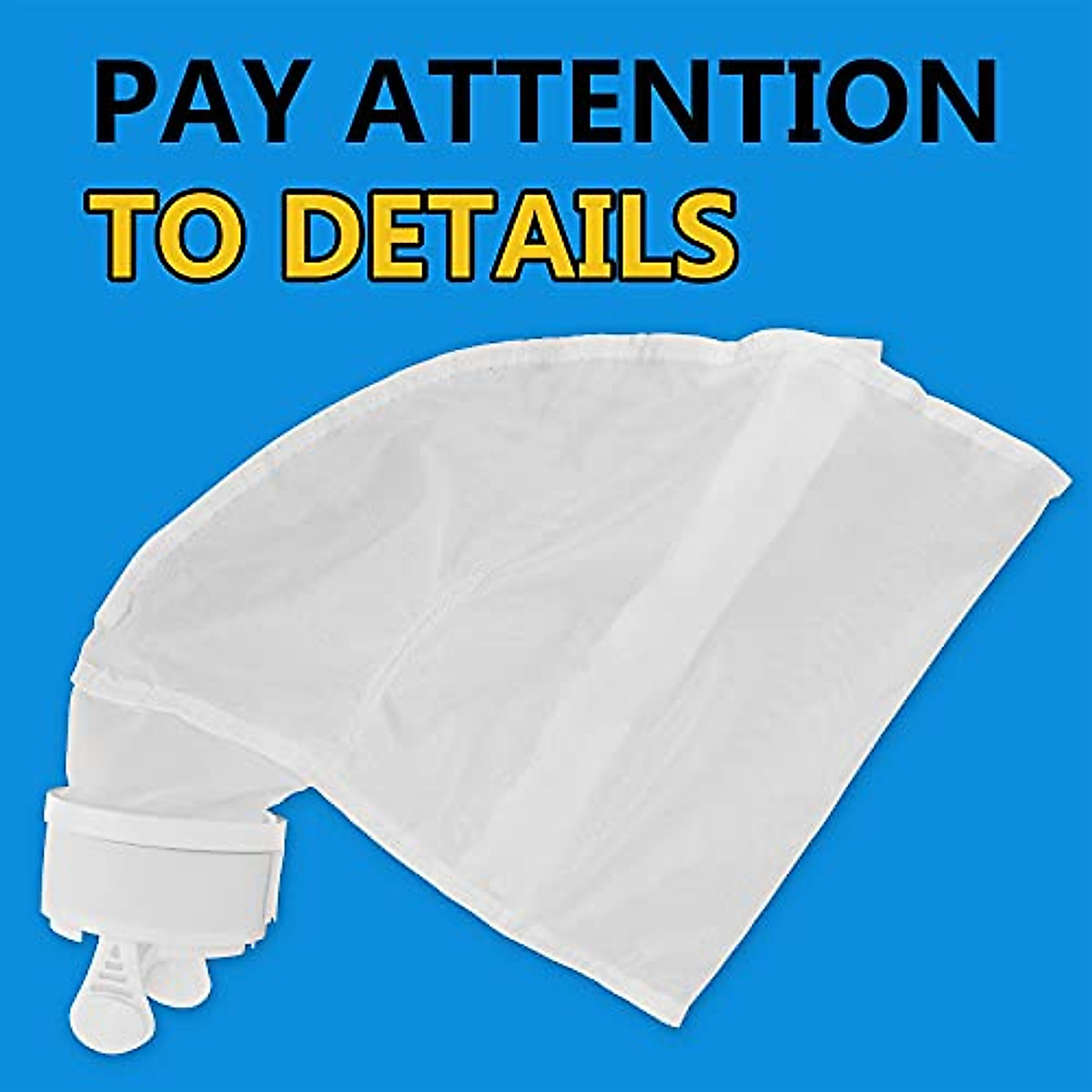 Lydia's Deal Pool Cleaner All Purpose Bag K16 K13 Replacement Fits for Polaris 280, 480 Pool Cleaner with Zippered (2 Pack)